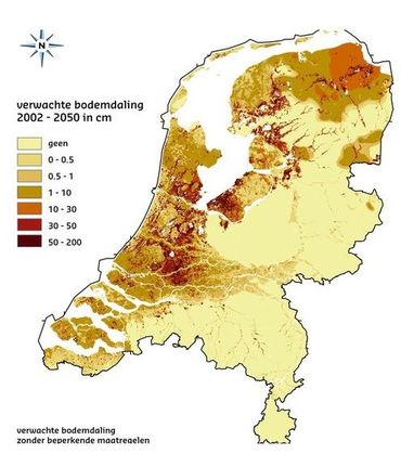 Nature Today | Nieuwe kaart laat bodemdaling in Nederland zien